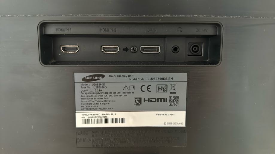 Samsung monitor U28E590D 28 inch