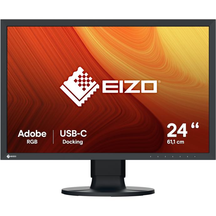 EIZO 61,0 cm (24) CS2400S 16:10 HDMI+DP+USB-C IPS črne barve