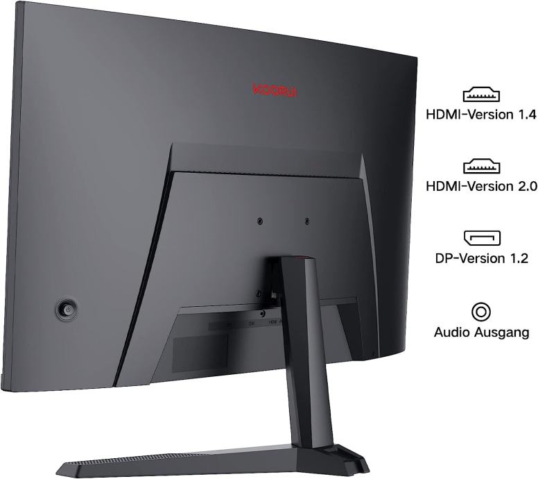 KOORUI Gaming Monitor 27 | 1800R površinski zaslon 2560 x 1440 (QHD)