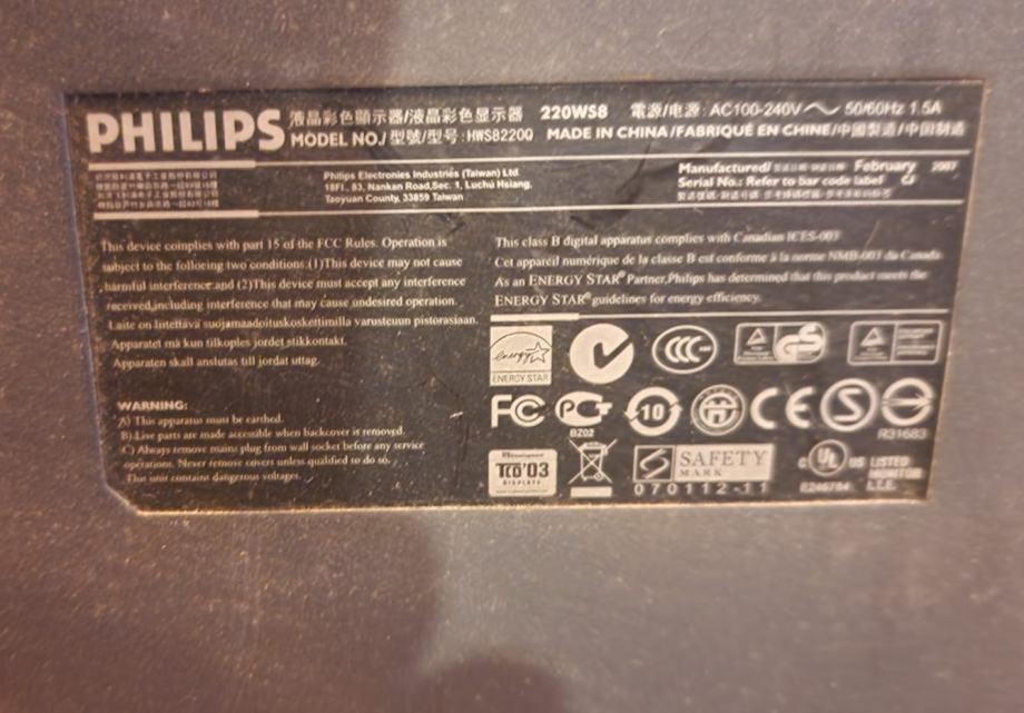Philips monitor