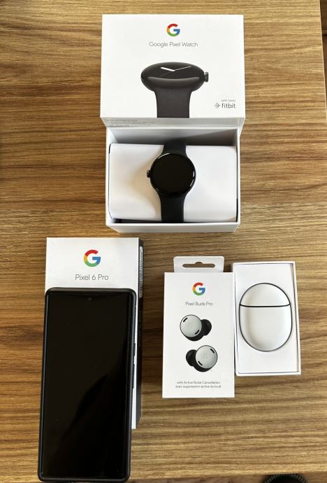 Google Bundle: Pixel 6 Pro + Pixel Buds Pro + Pixel Watch