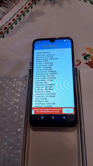 99,00 eur !!! PAMETNI MOBILNI TELEFON A73 5G 2G/16G NOV!!!
