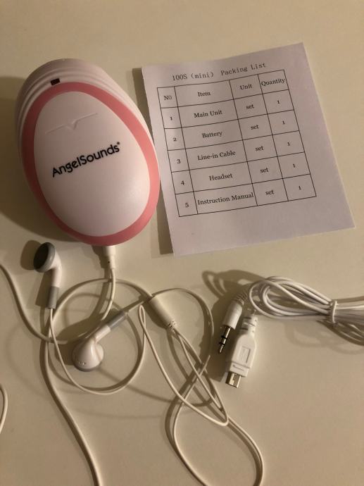 AngelSounds mini za spremljanje bitja srca otroka