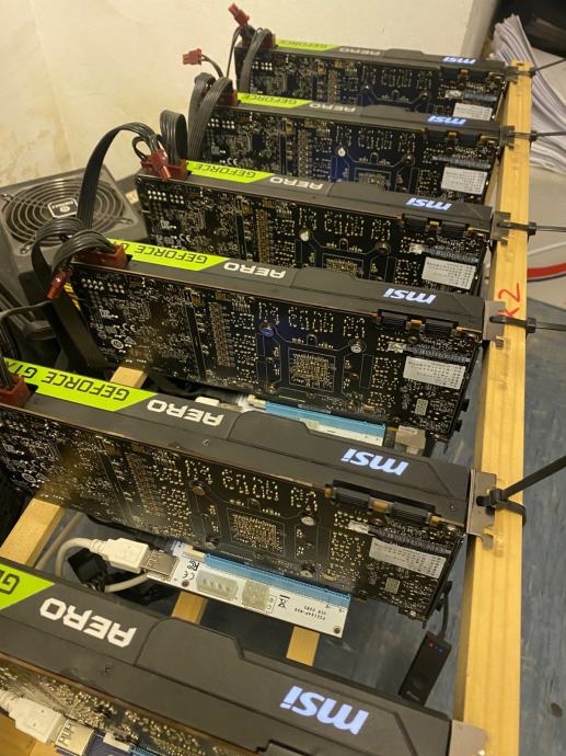 Mining rig 6x GTX 1080 TI
