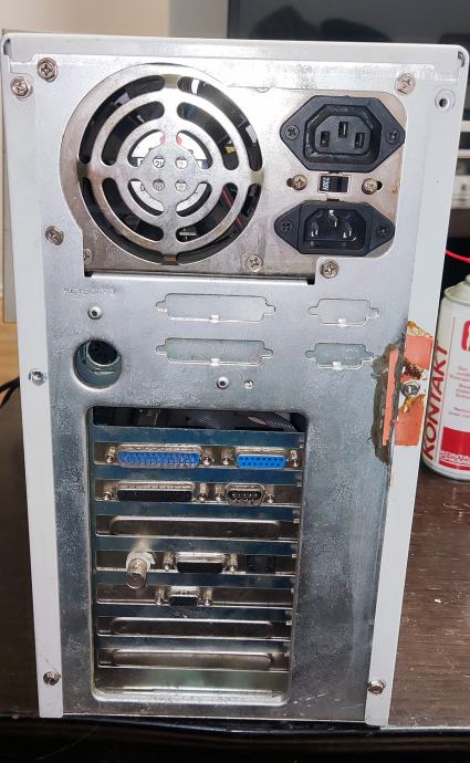 Retro konfiguracija PC Abit Cyrix 40 mhz 486 5.25 disketa 1.2mb Triden