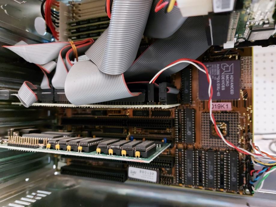 Retro računalnik PC AMD 386 Comtron
