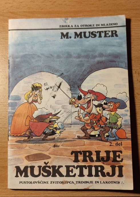 Miki Muster, Trije mušketirji, 2.del, D.E.