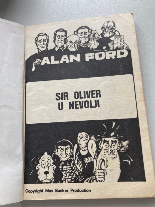 PRODAJAM strip Alan Ford “Sir Oliver u nevolji” številka 367 letnik 87