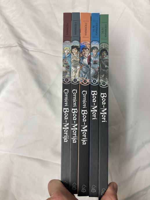 TORNJEVI BOA MORIJA - KOMPLET 5 STRIP ALBUMOV - ČAROBNA KNJIGA