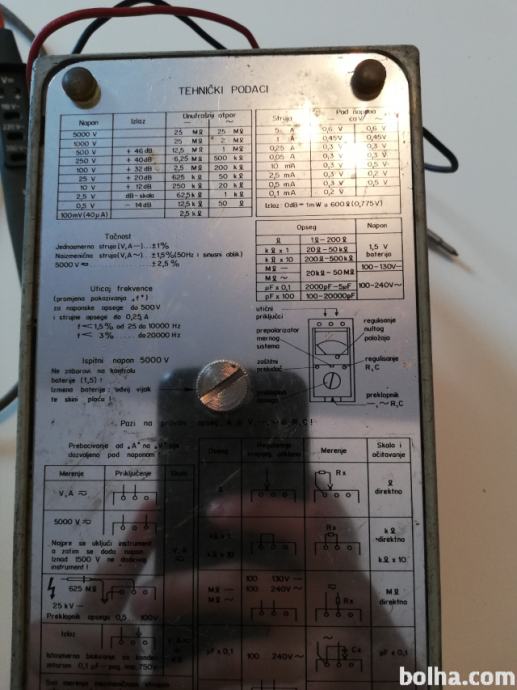 Multimeter - Unimer 21 ISKRA