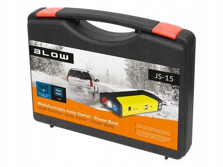 BLOW JS-15 zagonska baterija / jump starter, 12800mAh, powerbank, zašč