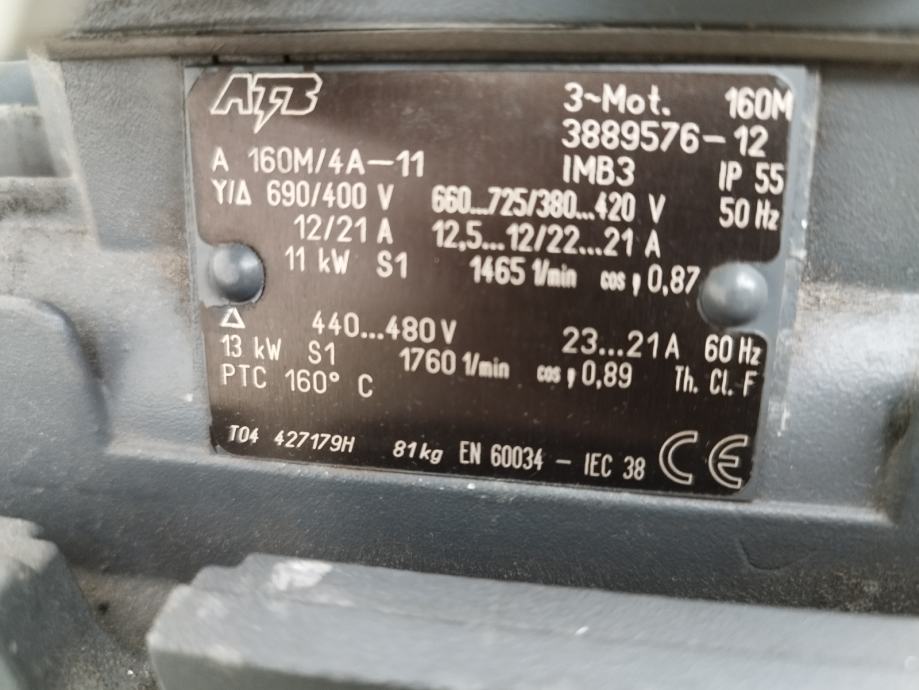 Elektromotor 11 kw in 7,5 kw
