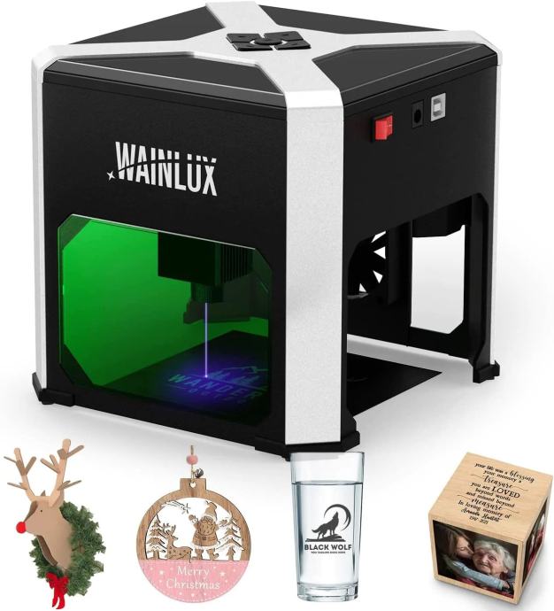 Laserski graver WAINLUX K6 Pro - graviranje in rezanje! - UGODNO!