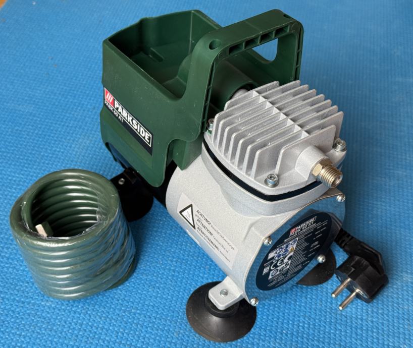 Nerabljen Airbrush set Parkside PABK 60 A1