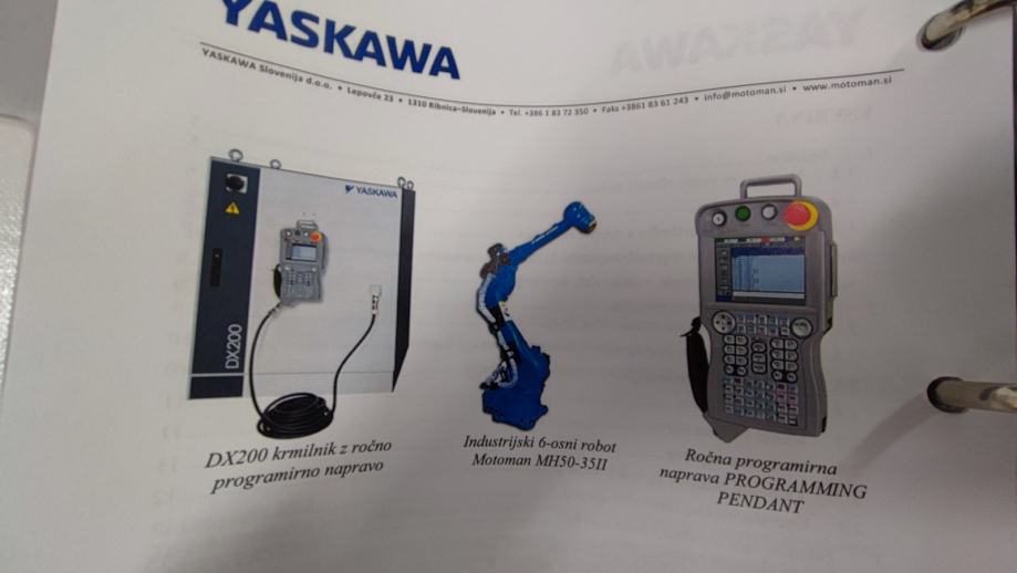 ROBOT YASKAWA MH 50 -35II + DX 200 s kletko