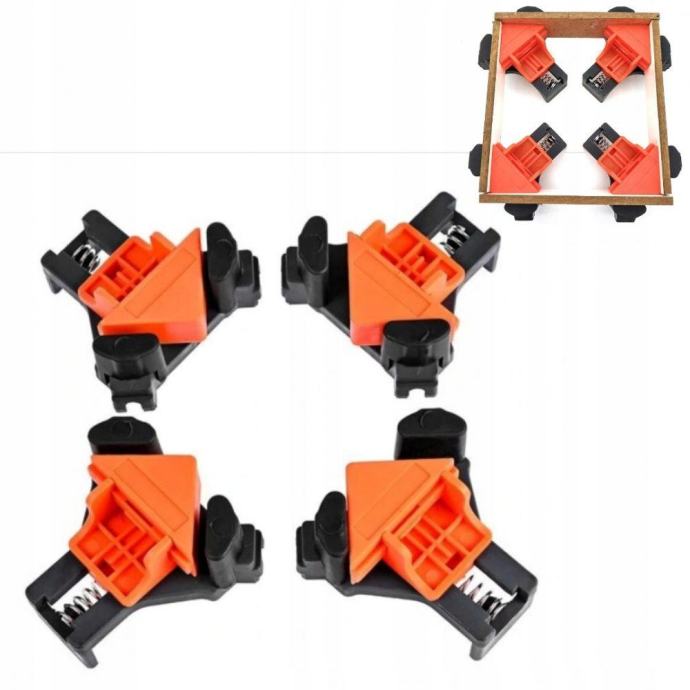Set 4x hitre vzmetne kotne objemke do 22 mm – spone