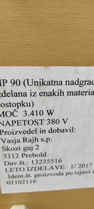 sušilnica sadja, zelenjave,...
