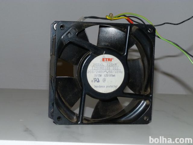 Tihi ventilatorji Etri 18/15 W