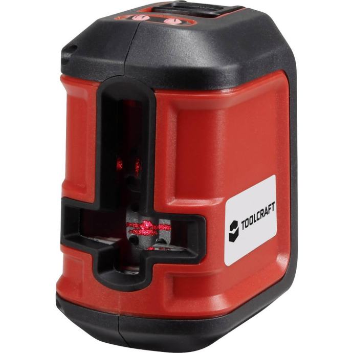 TOOLCRAFT CL8 križni laser, samo-uravnavajoč, vklj. s stojalom