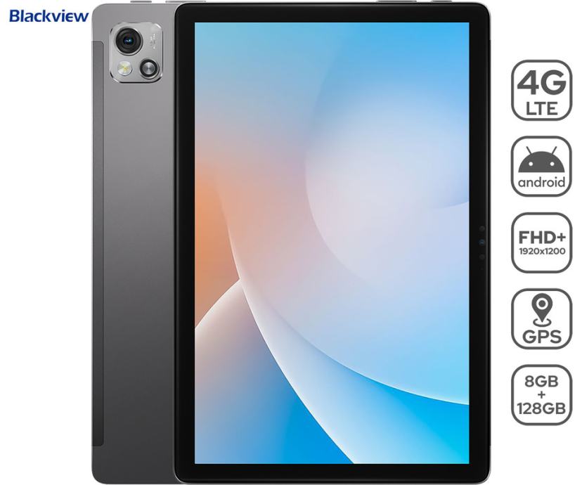 Blackview TAB 13 PRO tablični računalnik, 10.1, 4G-LTE, 8GB+128GB, IP