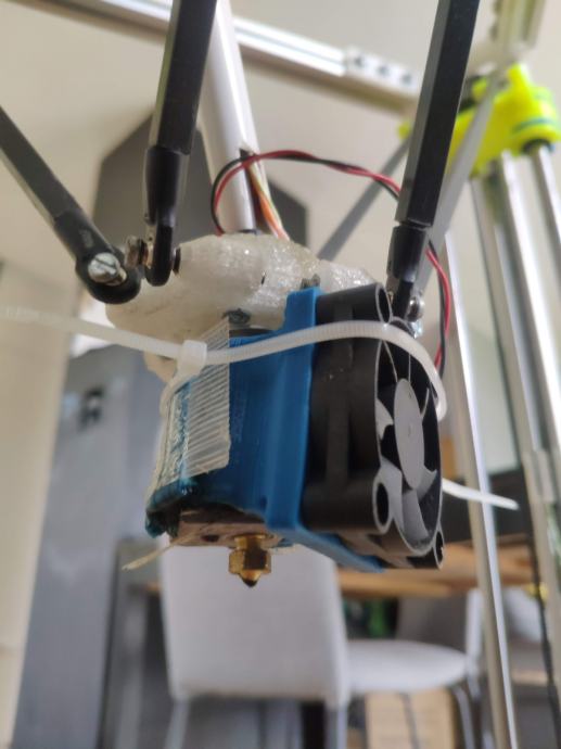 3D delta printer tiskalnik Kossel RepRap (custom build)