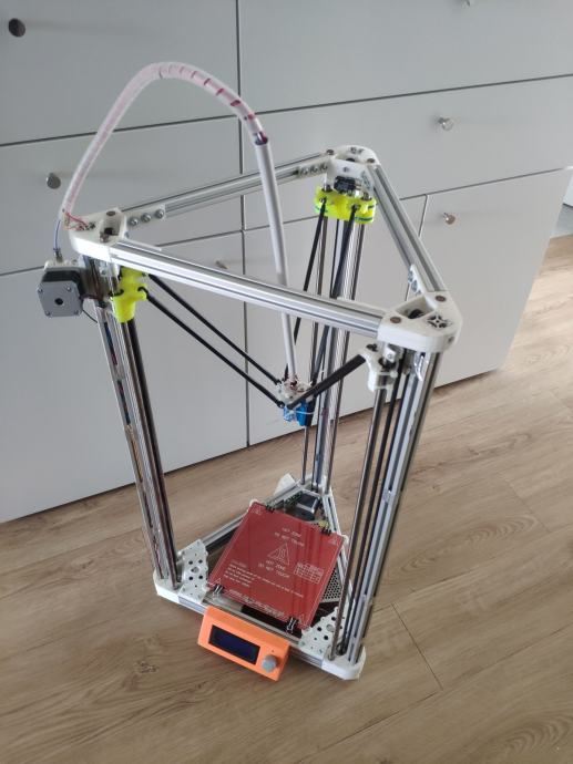 3D delta printer tiskalnik Kossel RepRap (custom build)