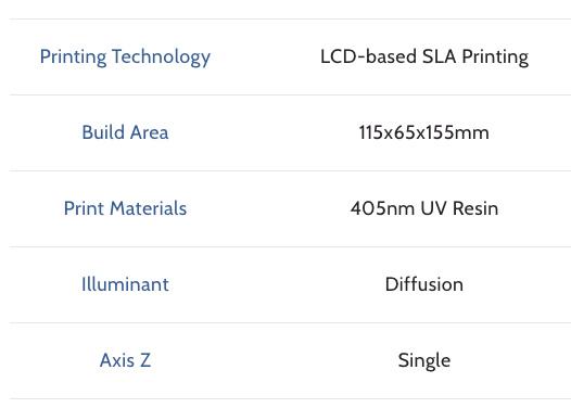 3D printer Photon na smola - resin