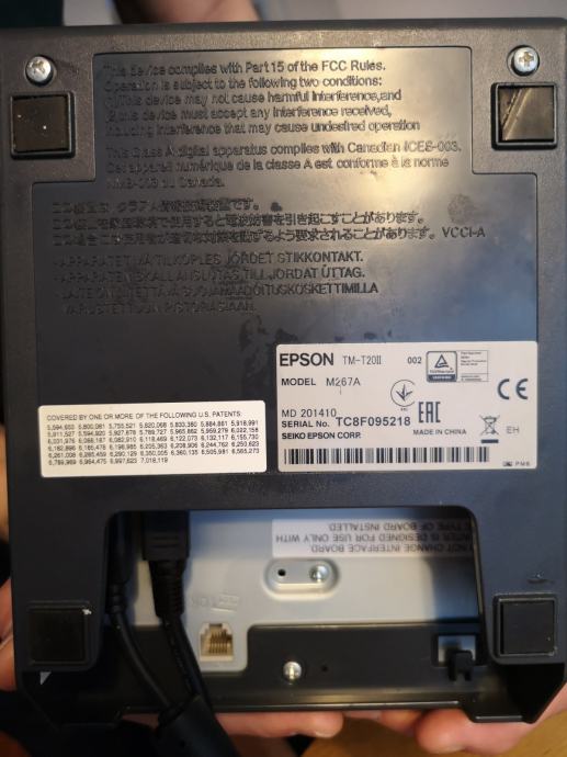 Tiskalnik Epson m267a za blagajne