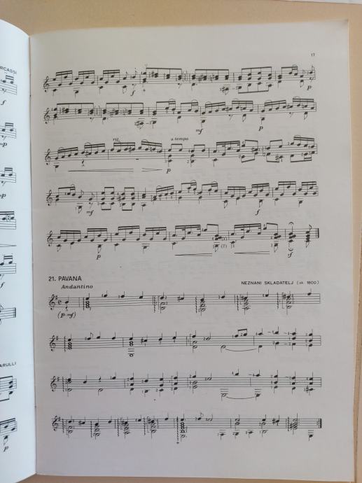 Mladi kitarist 1-3 ter druge vaje in skladbe za kitaro