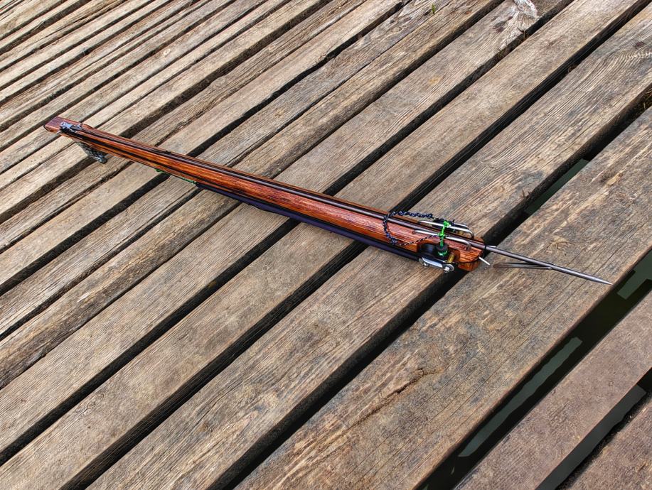 Puška za podvodni ribolov (harpuna) lesena roller 90