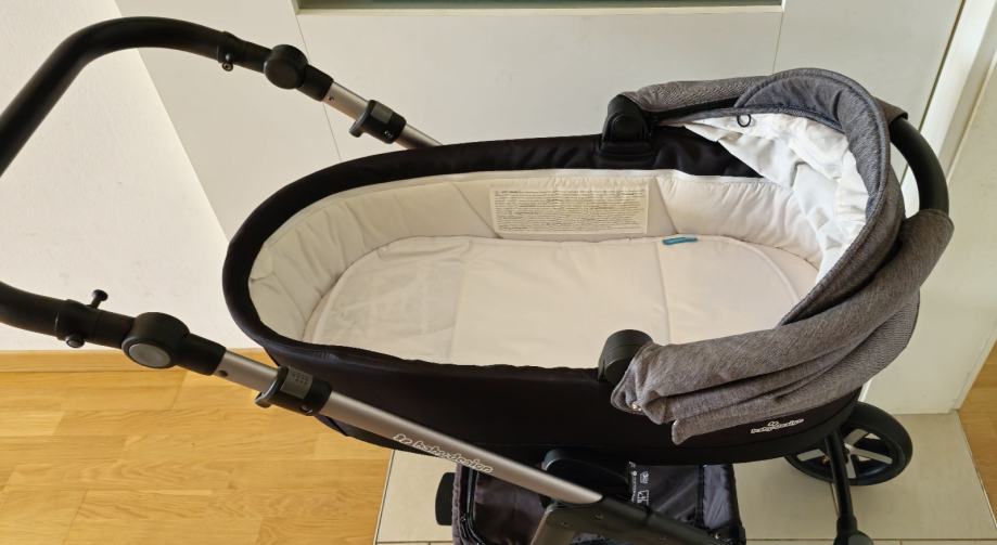 Otroški voziček Baby Design Husky black 2v1 (zelo lepo ohranjen)