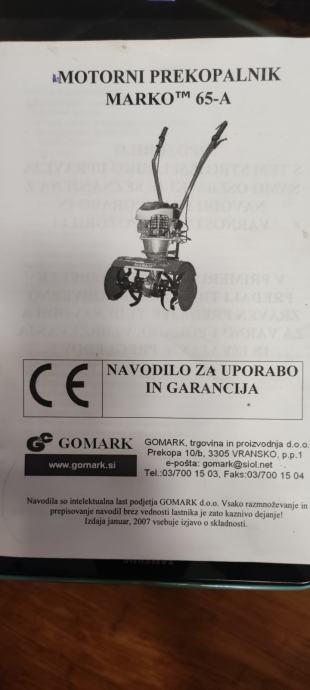 Prekopalnik-freza MARKO 4KM