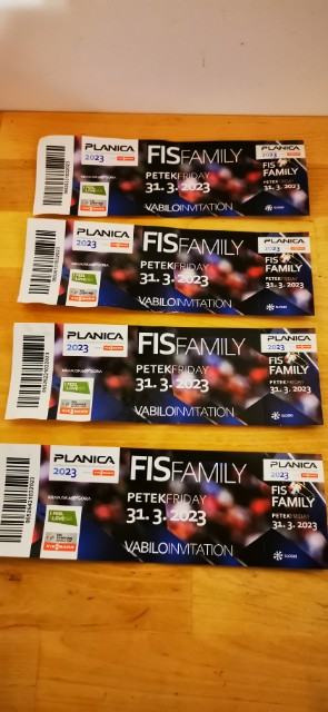 Fis Family karte za Planico - 31.3.2023 petek