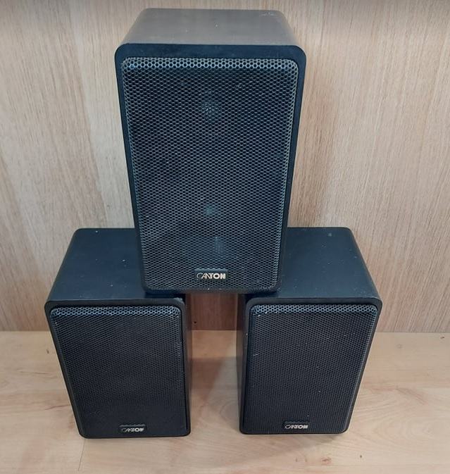 3x BOOKSHELF HI-FI ZVOČNIKI CANTON Plus S