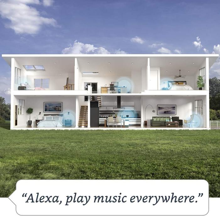 Amazon Echo (4. generacija) pametni zvočnik z Alexo, BT, Zigbee 144mm