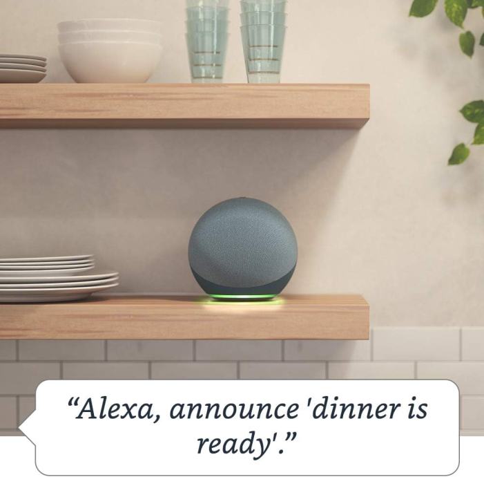 Amazon Echo (4. generacija) pametni zvočnik z Alexo, BT, Zigbee 144mm
