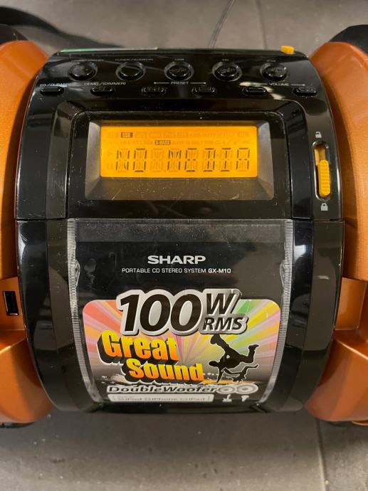 Boombox zvočnik Sharp CD stereo System Gx-M10