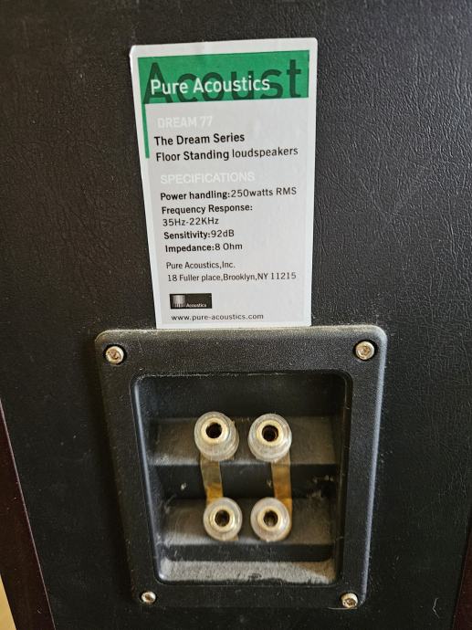 HI-FI ZVOČNIKI PURE ACOUSTICS