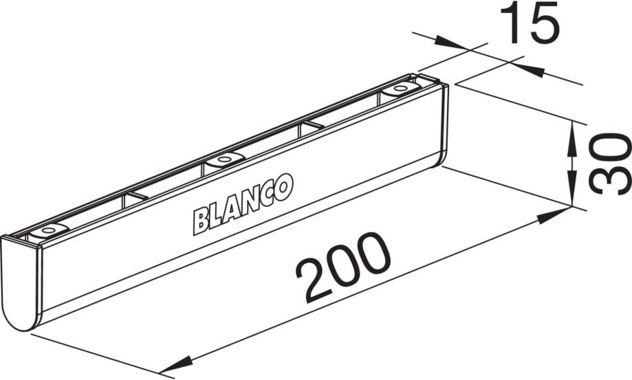 Izvlečni koš, BLANCO 526209 Select II 60/3