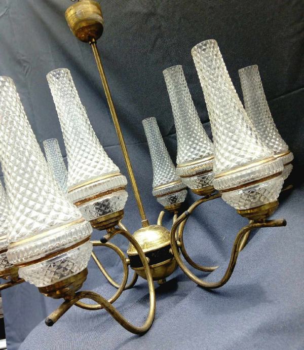 VINTAGE LESTENEC, LUSTER, 10 KRAKI