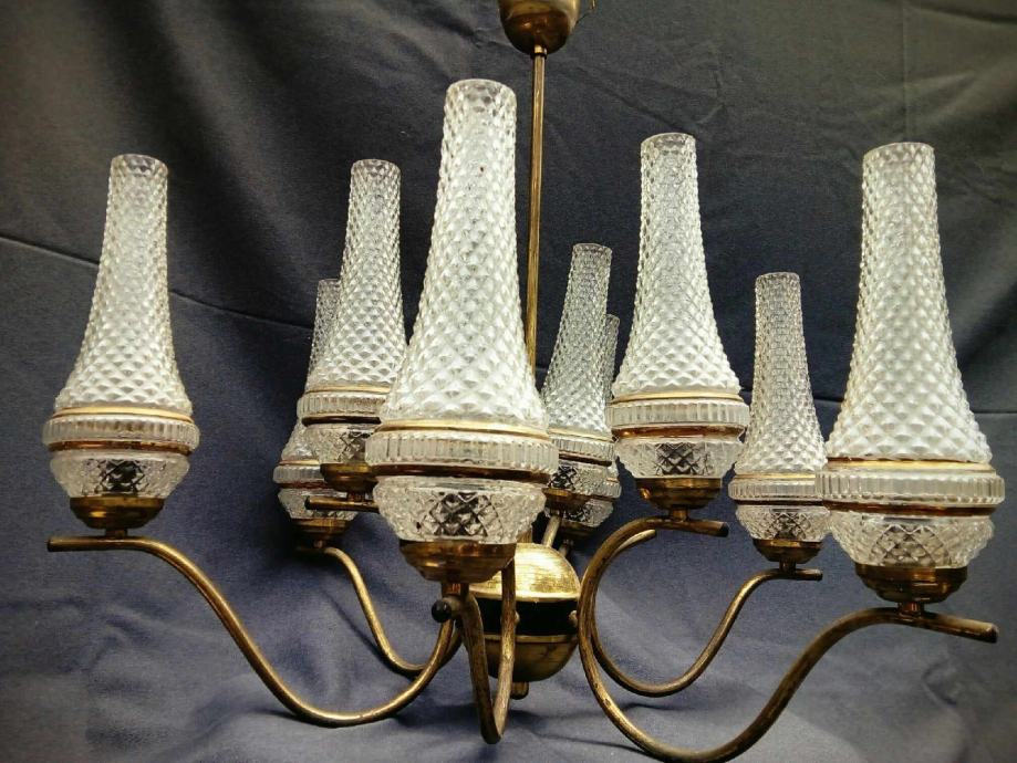 VINTAGE LESTENEC, LUSTER, 10 KRAKI