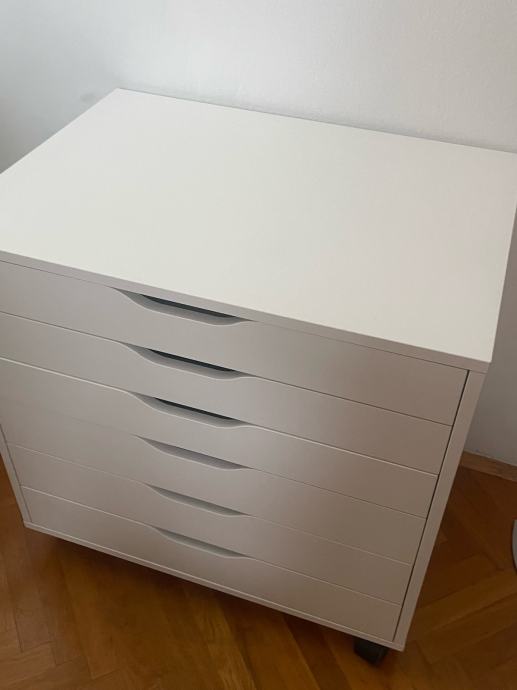 IKEA Alex bel predalnik kot novo