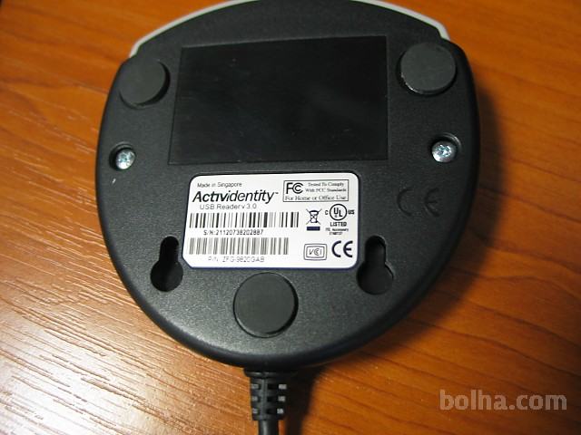ActivIdentity USB Reader v 3.0, čitalnik pametnih kartic