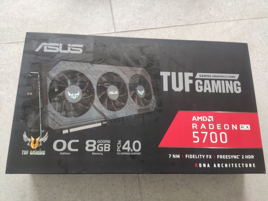 ASUS TUF Gaming X3 OC Radeon RX 5700 XT, 8 GB GDDR6