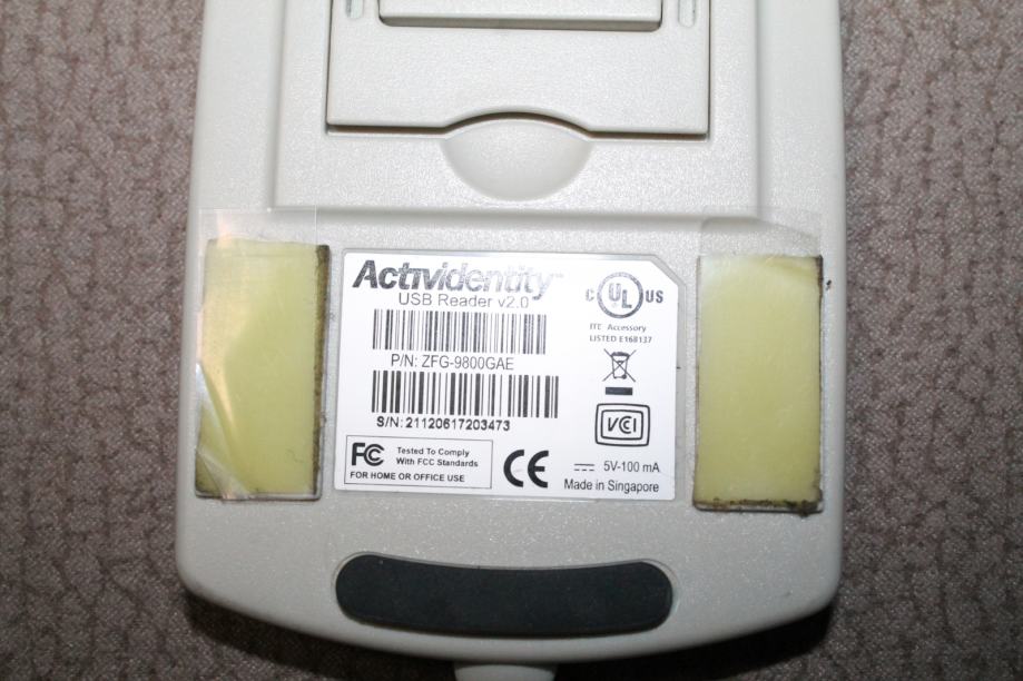 Bralnik - čitalnik pametnih kartic ActivIdentity USB Reader 2.0