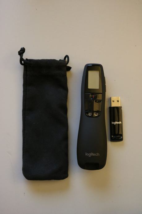 Logitech R800 Wireless Presenter Remote Clicker Kliker Prezenter