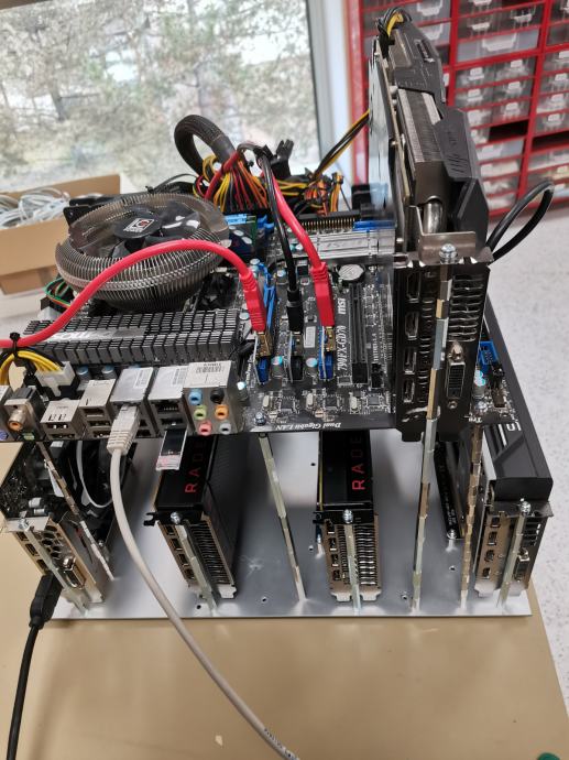 Mining Rig 154 Mh/s (5xRadeon 8GB)