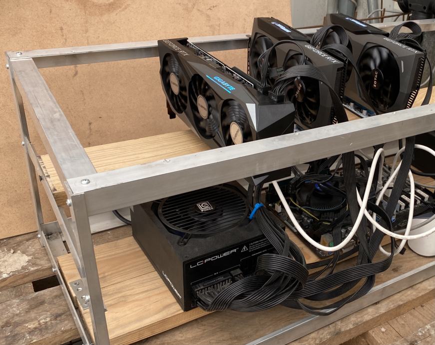 Mining rig 3x RTX 3070