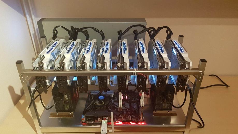 Mining rig 8x nvidia 1070ti 8gb