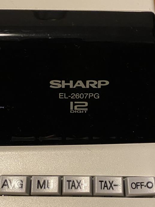 Računski strojček Sharp EL-2607PG